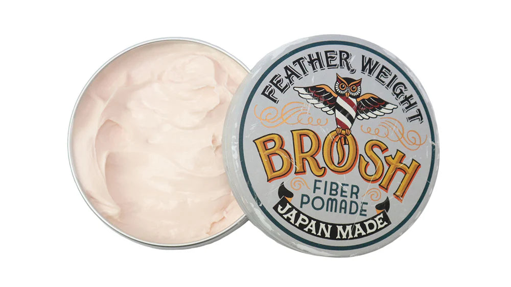 Brosh Feather Weight Fiber Pomade – Lightweight Flexible Hold – Your ...