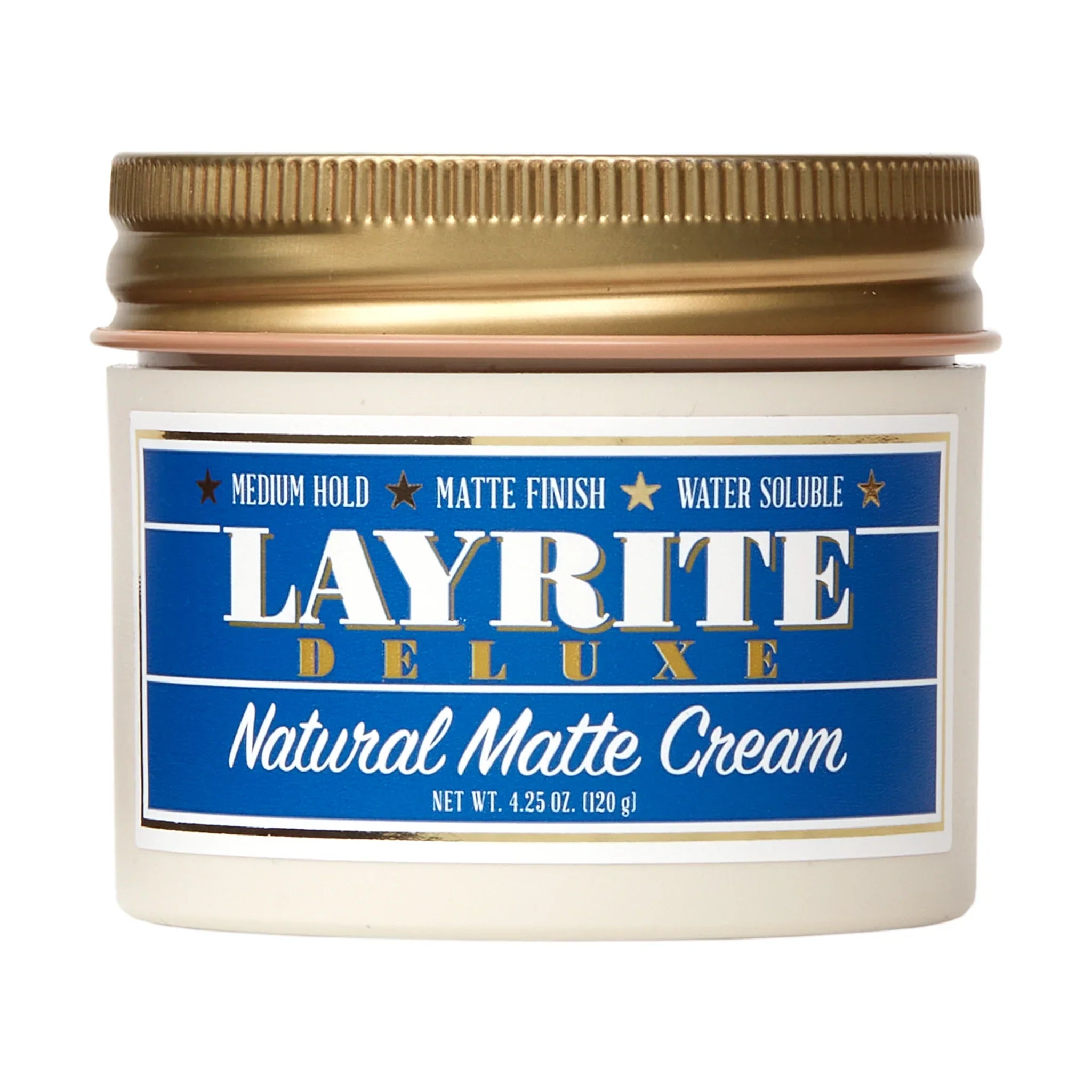 Layrite Natural Matte Cream 4.25oz – Flexible Matte Hold – Your Barber ...