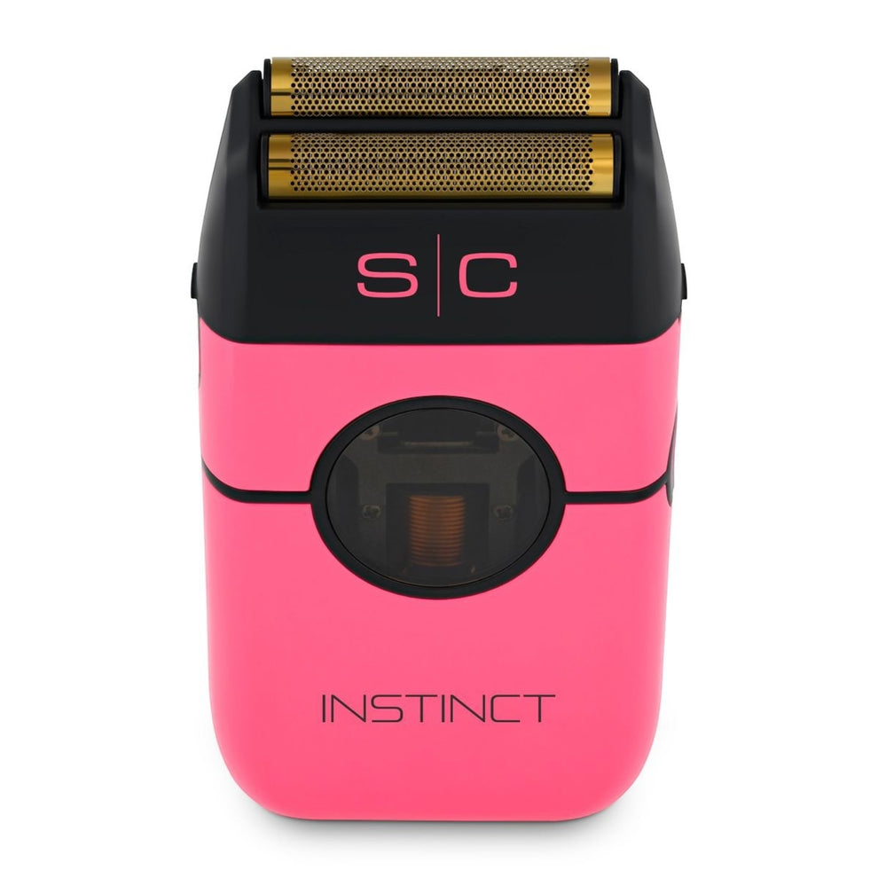 STYLECRAFT INSTINCT METAL DOUBLE FOIL SHAVER # SC807 PINK – Your Barber ...