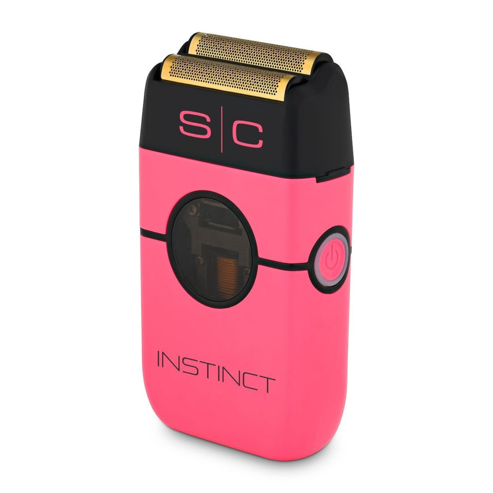STYLECRAFT INSTINCT METAL DOUBLE FOIL SHAVER # SC807 PINK – Your Barber ...