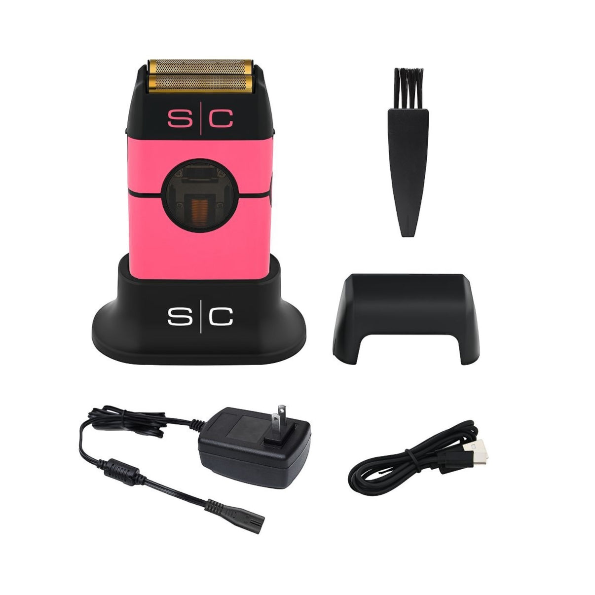 STYLECRAFT INSTINCT METAL DOUBLE FOIL SHAVER # SC807 PINK – Your Barber ...