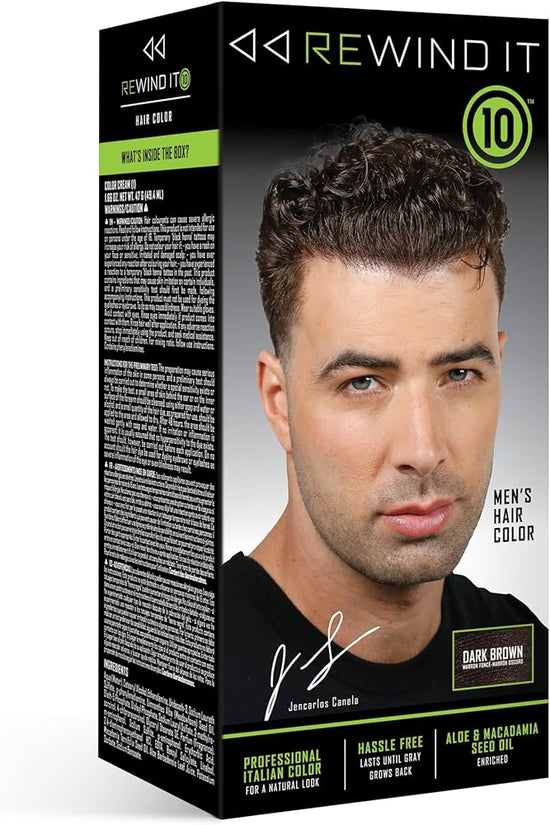 Rewind It Hair Color Dark Brown – Ammonia-Free 5–10 Minute Dye – Your ...