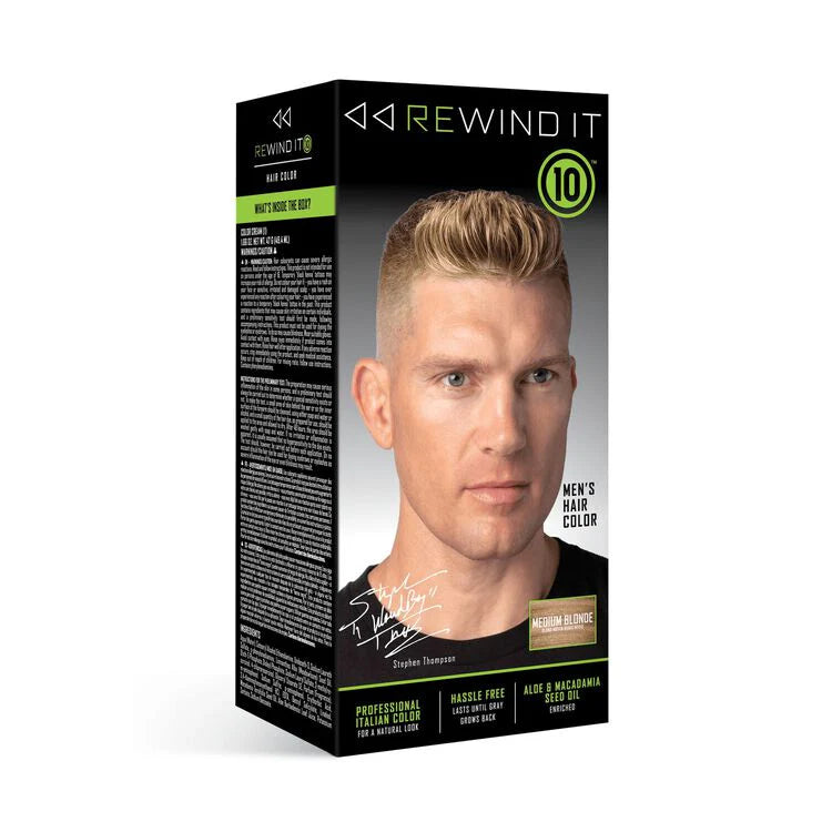 Rewind It Hair Color Medium Blonde – Ammonia-Free 10 Minute Dye – Your ...