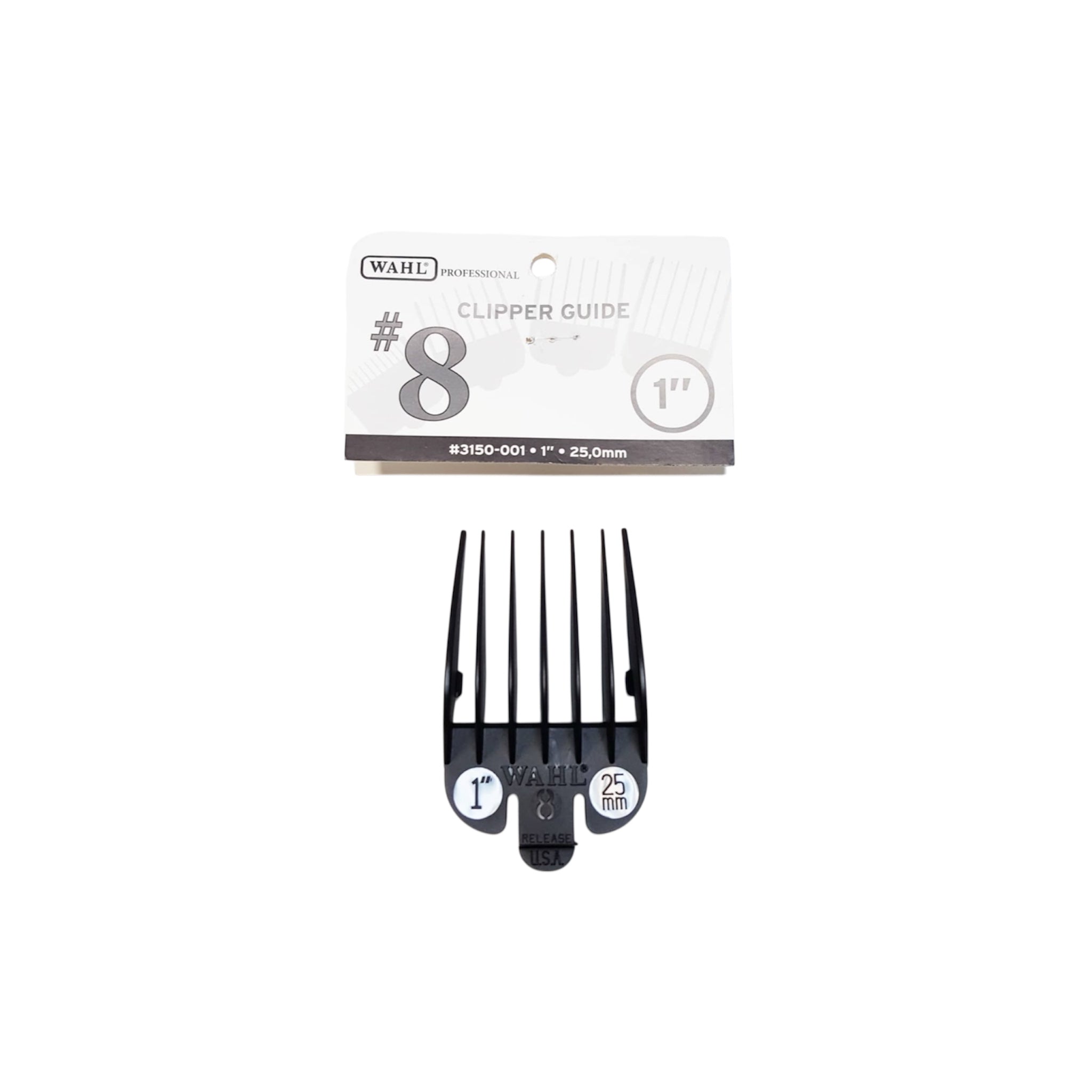 Wahl #8 Clipper Guard – 1" Full Size Plastic Guide – Your Barber Connect